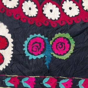 6x4 Suzani Table Cover Hand Made Table Cloth Uzbek Hand Embroidery ...