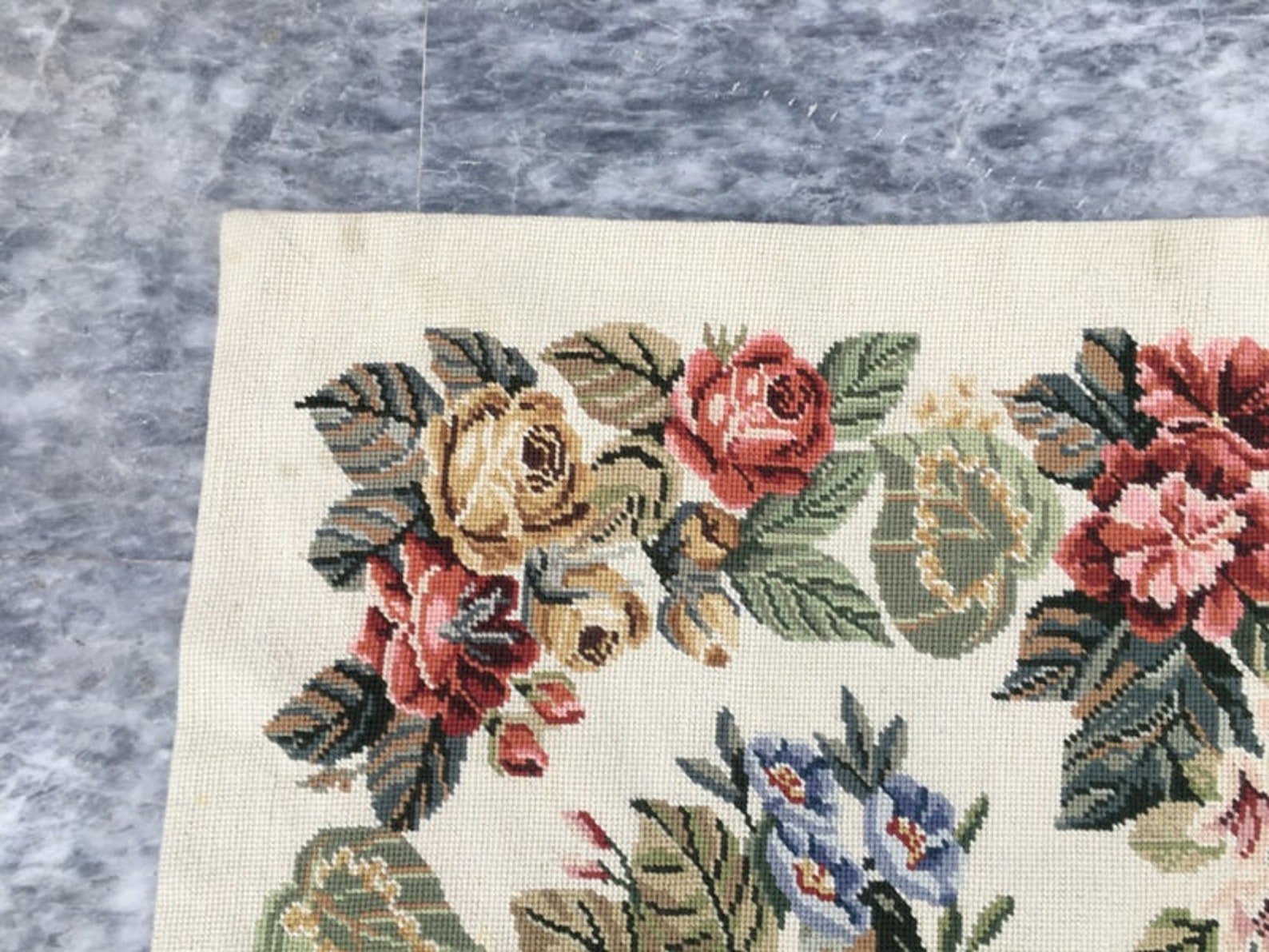 Vintage Aubusson Rug Handmade Rug Bedroom Rug Needlepoint Rug - Etsy