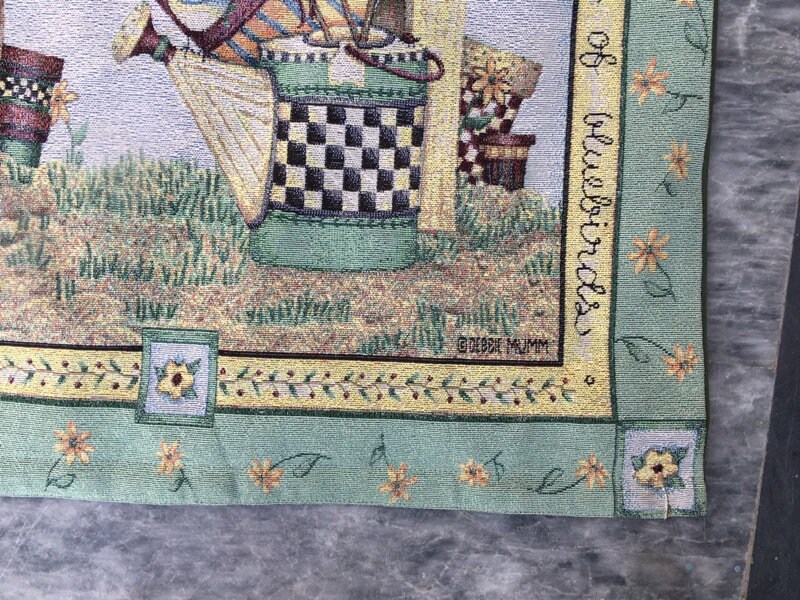 2x3 Vintage American pictorial tapestry wall hangings Kitchen | Etsy