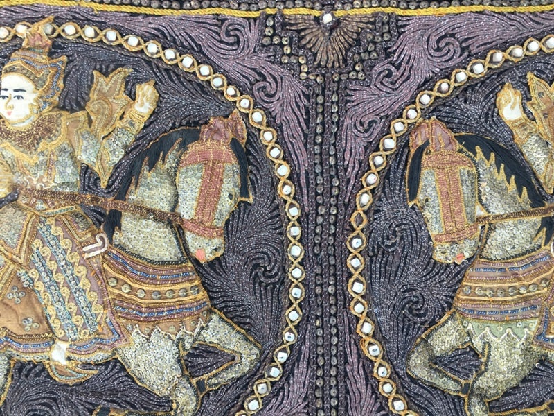 2x3 Antique Handmade Indian Tapestry Pictorial Tapestry Wall Hanging ...