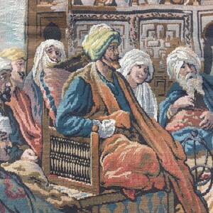 2x4 French Tapestry, Vintage Tapestry, Floral Tapestry, Medieval ...