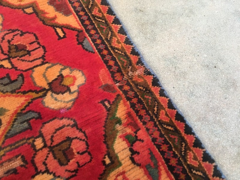 Antique Turkish rug for living room handwoven rug for bedroom | Etsy