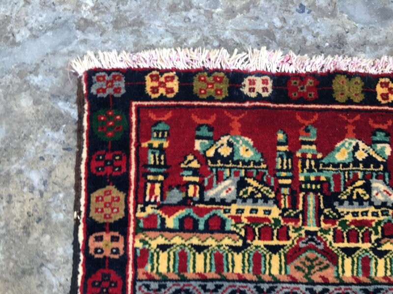 Handwoven Rug Afghan Rug Vintage Rug Tribal Rug Prayer Rug | Etsy