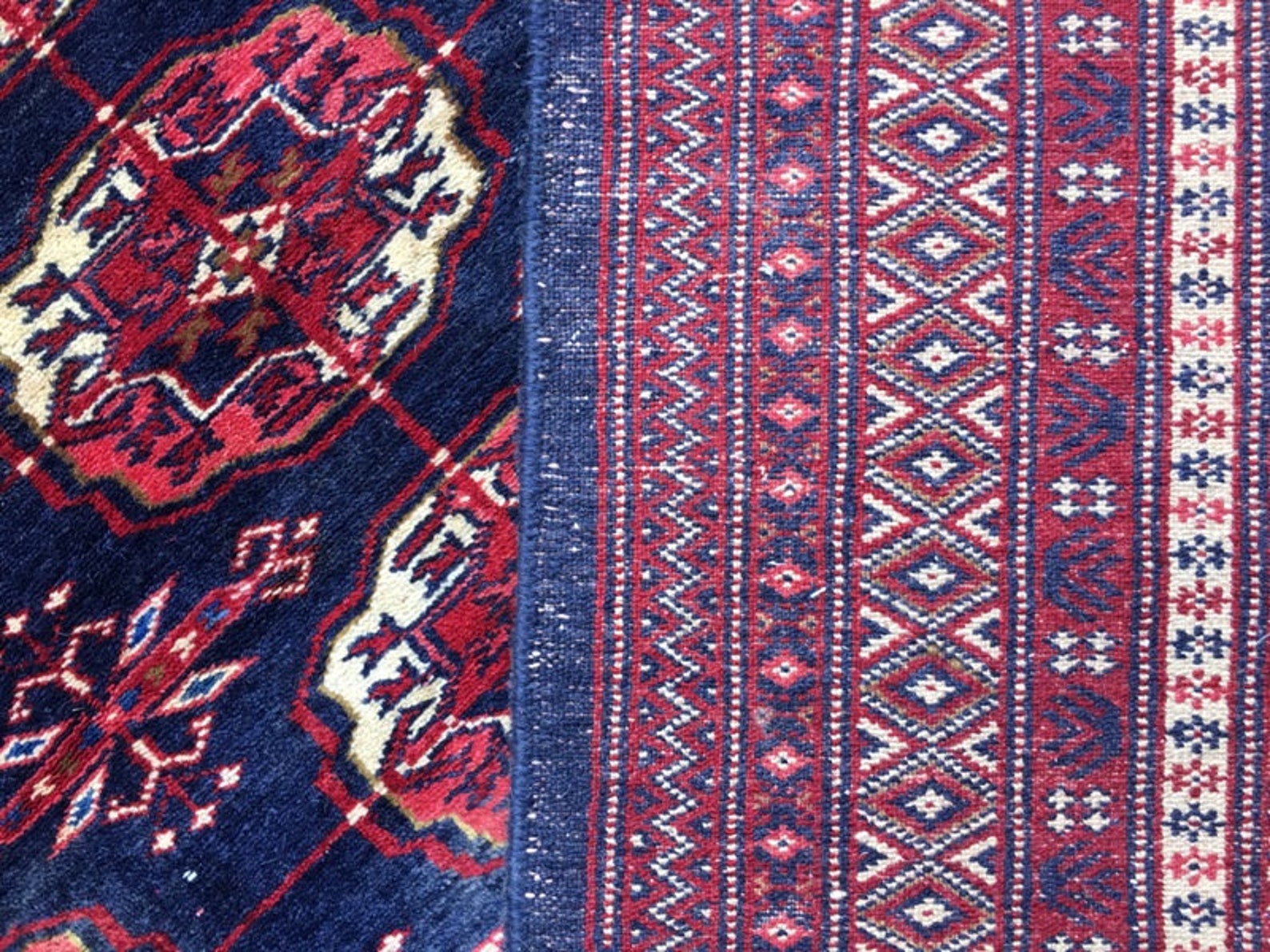 20X8 Antique Afghan Runner Rug Afghan Bukhara Tekka Rug Afghan - Etsy