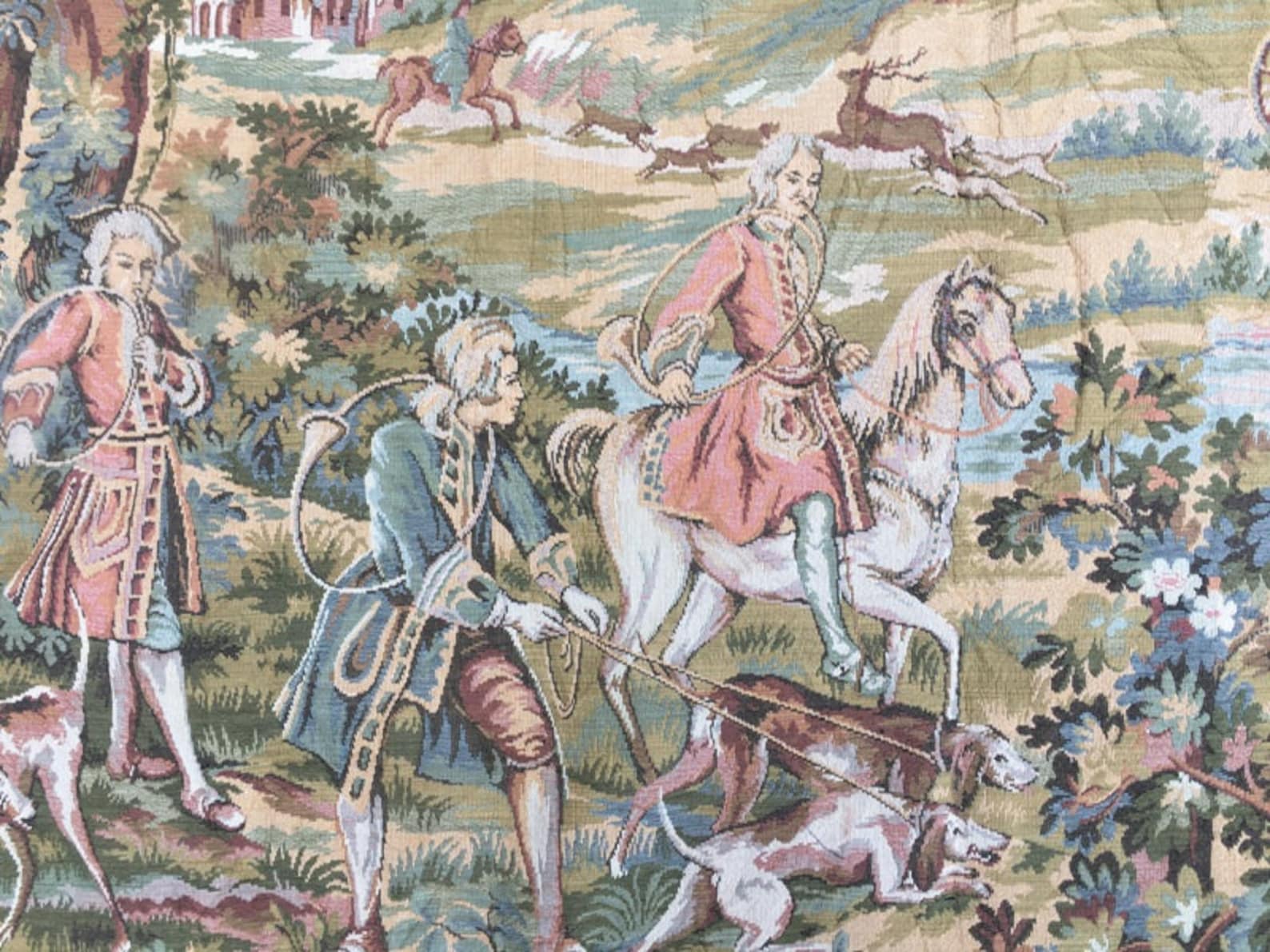Vintage French Tapestry Wall Hangings Kitchen Tapestry Goblins | Etsy