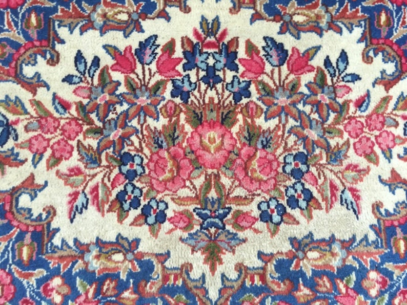 Vintage Rug Handmade Rug Afghan Rug Floral Rug Small Rug - Etsy