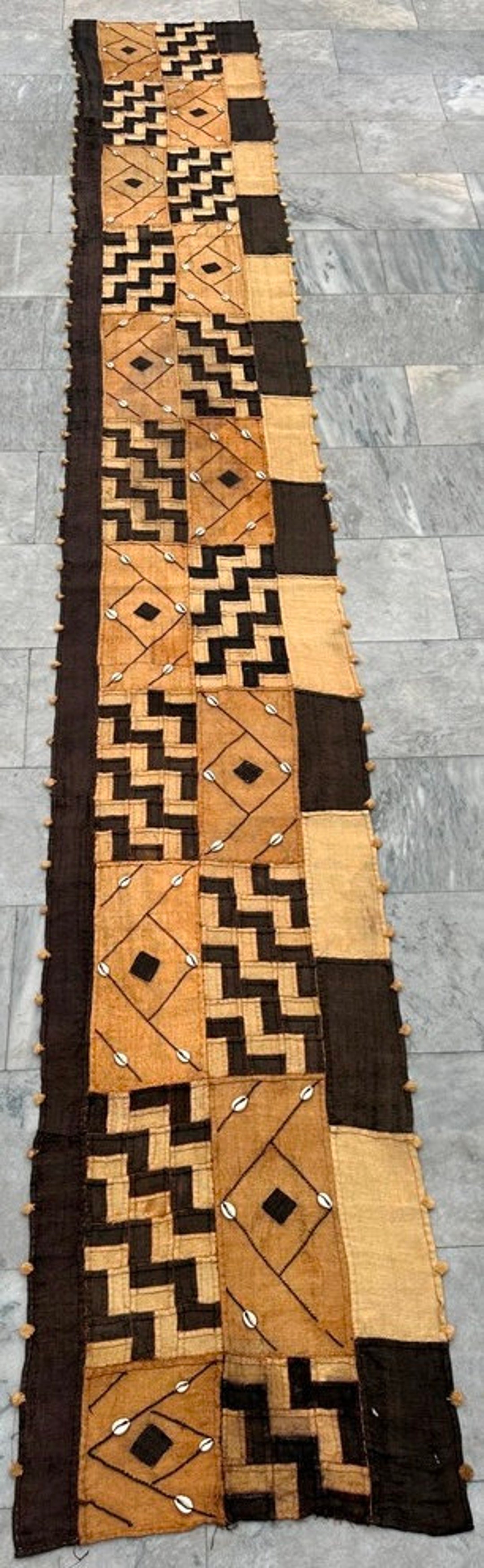 Antique Kuba Cloth African Kuba Cloth DR Congo Raffia Handmade ...