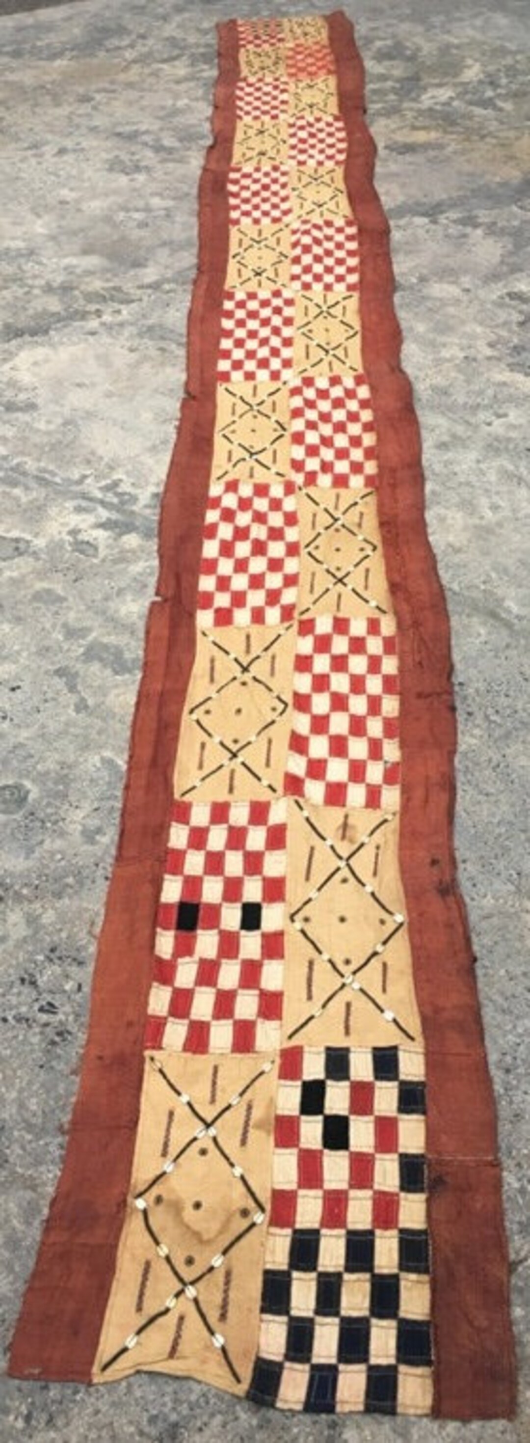 Antique Kuba Cloth African Kuba Cloth DR Congo Raffia Handmade ...