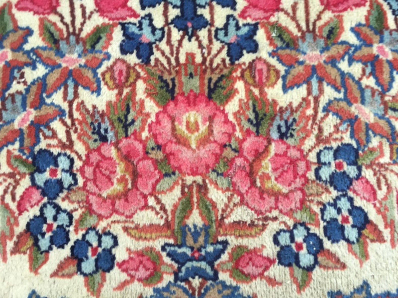 Vintage Rug Handmade Rug Afghan Rug Floral Rug Small Rug - Etsy