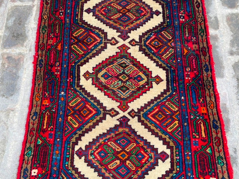 Handmade Wool Afghan Rug: Small Tribal Anatolian Kilim (4x3 Ft) - Etsy