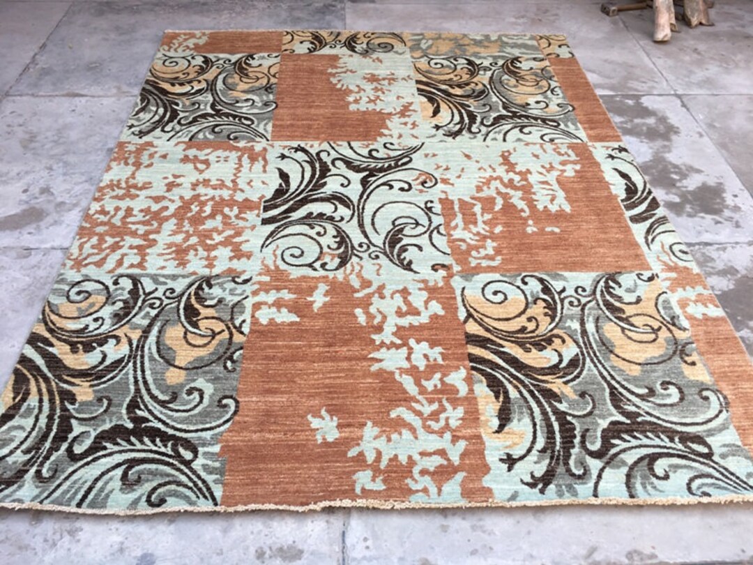 8x10 Turkish Rug Handwoven Kilim Rug Bedroom Rug Multi Color Carpets ...