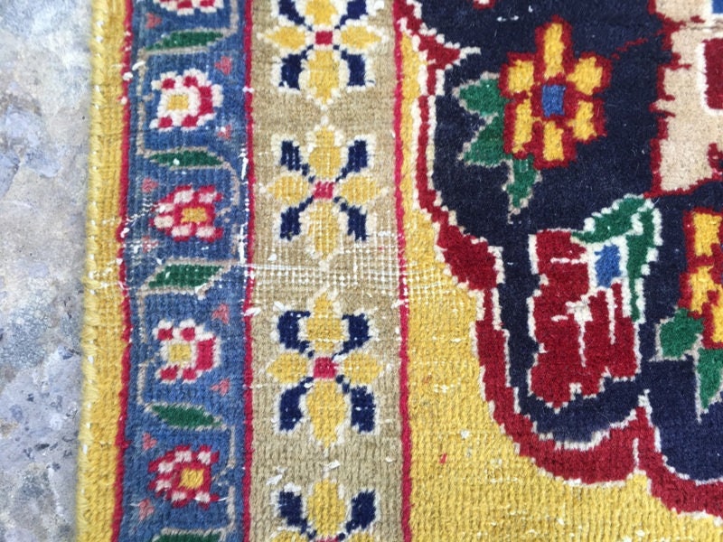 Floor Rug Antique Rug Handmade Rug Afghan Rug Floral Rug Door | Etsy