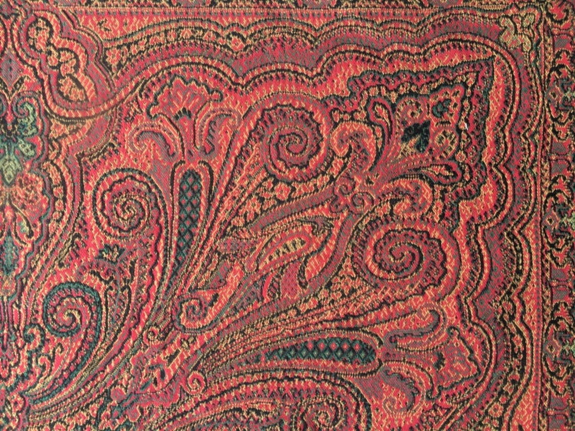 3x3 Vintage Paisley Shawl Woman Scarf Wool Shawl Fashion - Etsy
