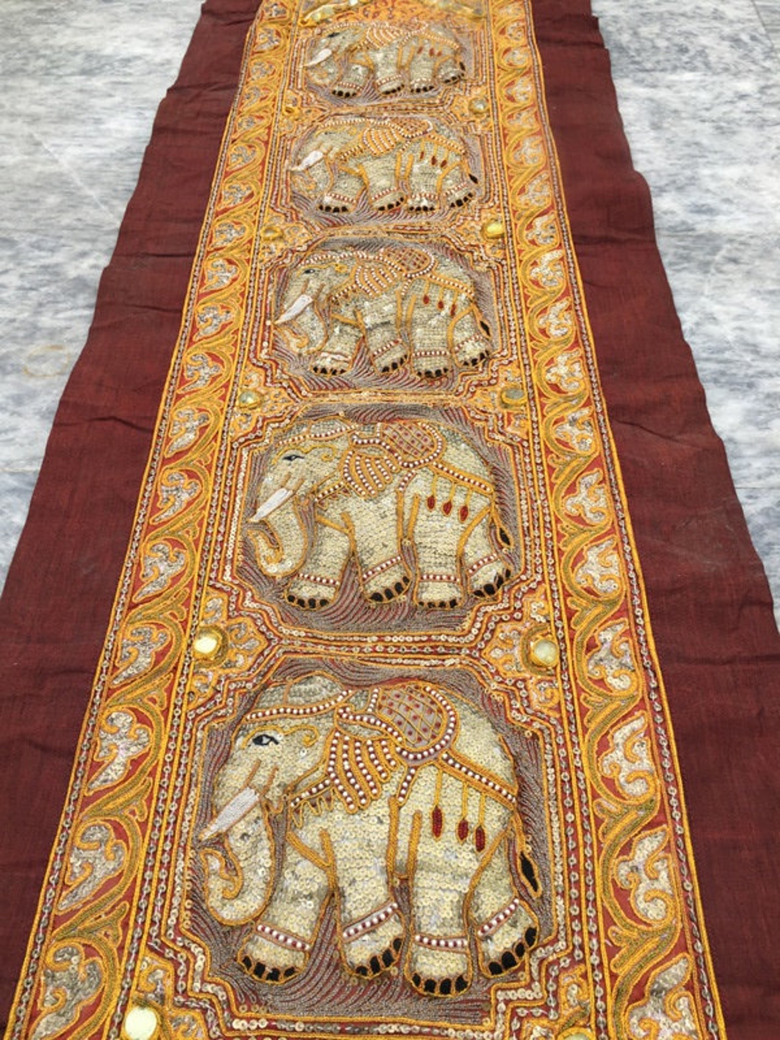 1.5x5 Antique Indian Tapestry Pictorial Tapestry Wall Hangings | Etsy