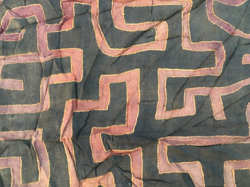 Antique Kuba Cloth African Kuba Cloth DR Congo Raffia Handmade - Etsy
