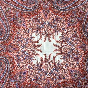 5x5 Vintage Paisley Shawl Woman Scarf Wool Shawl Fashion - Etsy