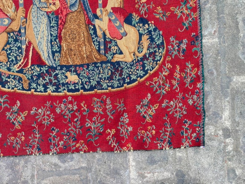 Kitchen Tapestry Vintage French Tapestry Wall Hangings Goblins - Etsy