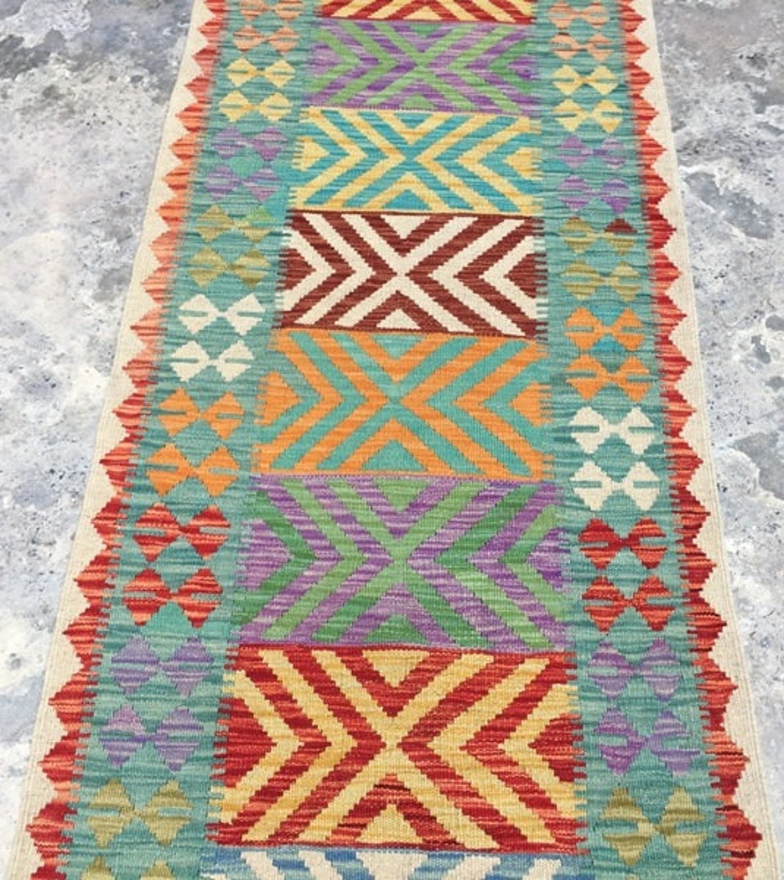 7x3 Afghan Runner Kilim Turkish Kilim Afghan Rug Handwoven - Etsy