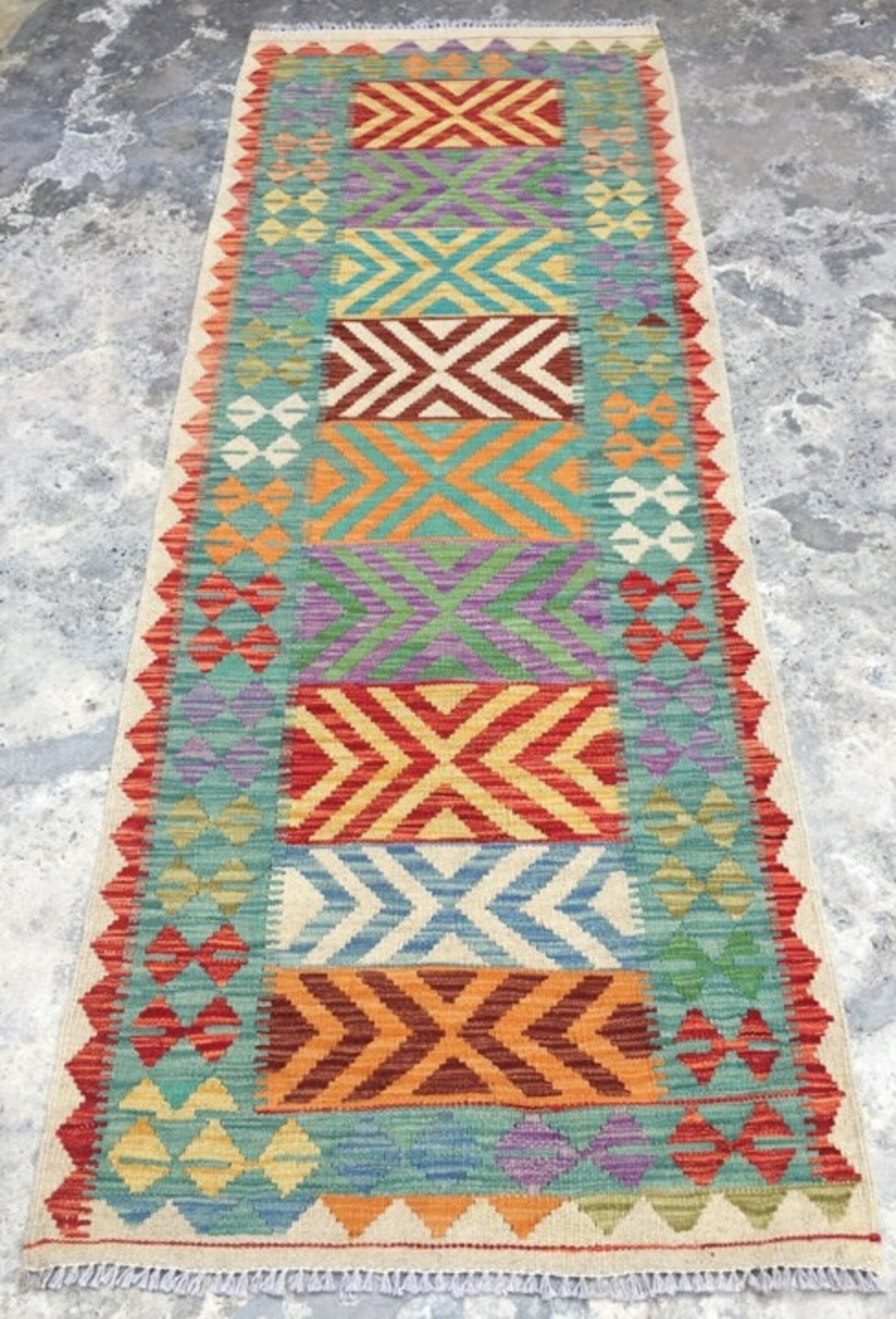7x3 Afghan Runner Kilim Turkish Kilim Afghan Rug Handwoven - Etsy