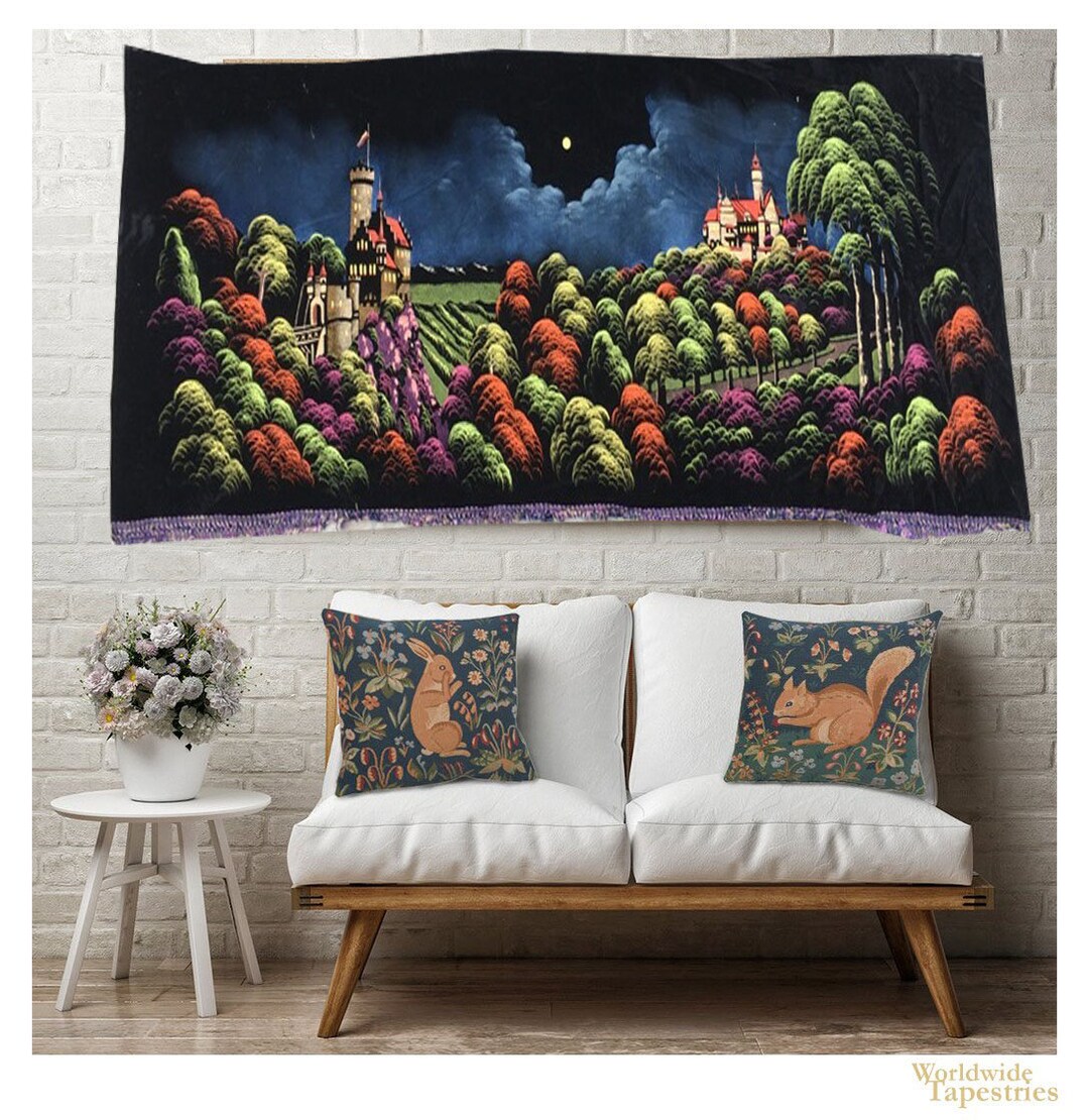 5x2 Vintage Chinese Water Paint Tapestry Wall Hangings Kitchen Tapestry ...