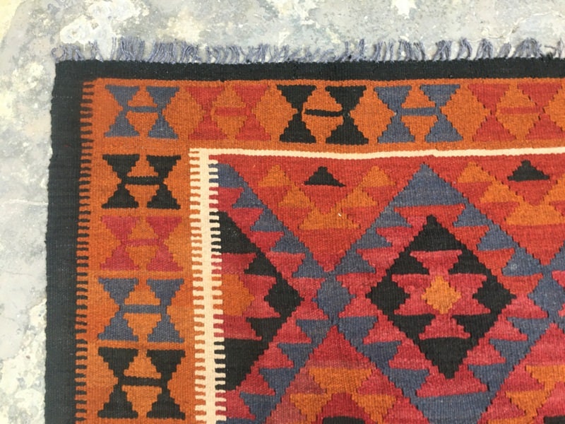 Area Rug Hand Knotted Rug Carpet Rug 7X10 Rug Afghan kilim | Etsy