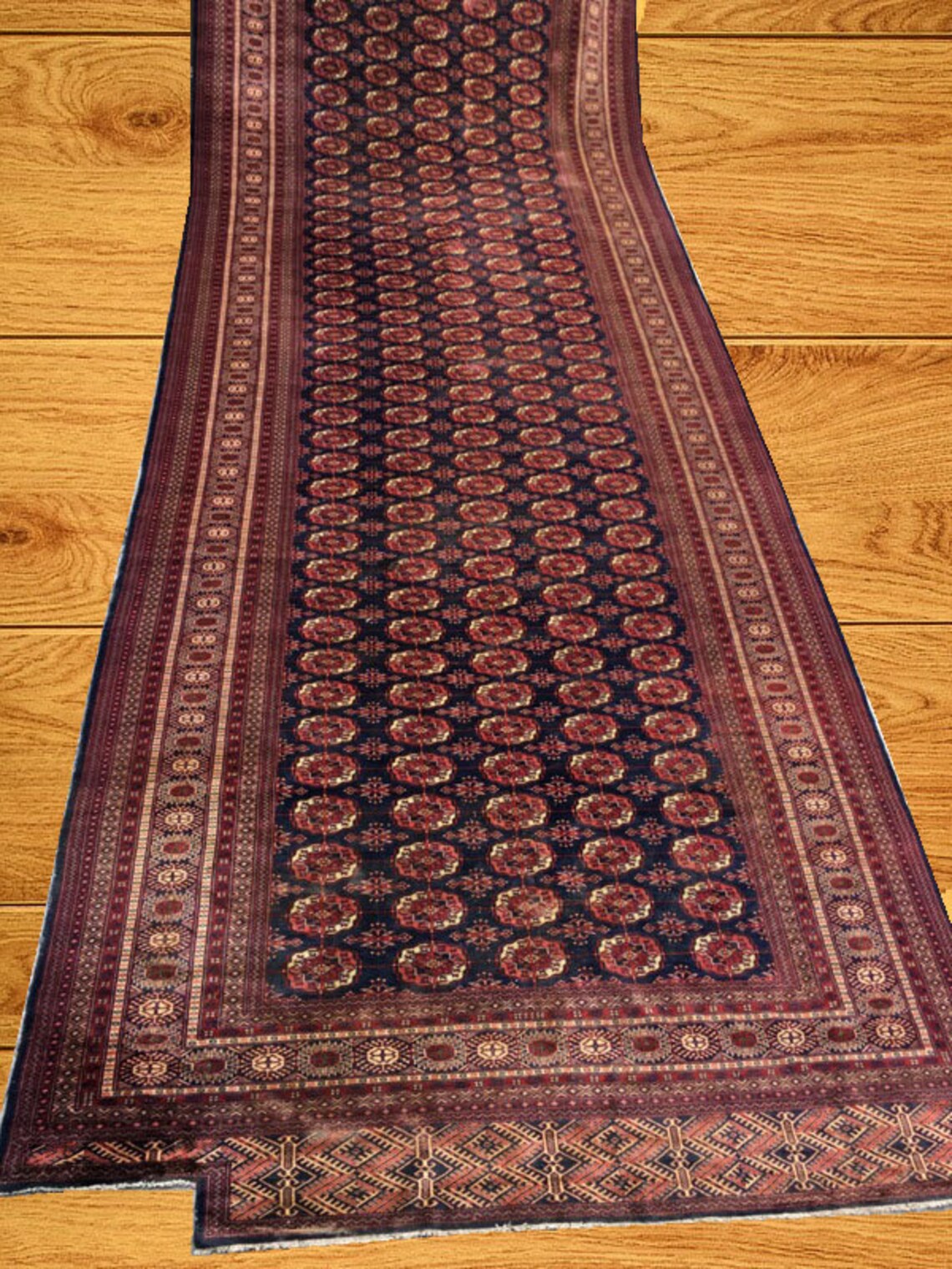 20X8 Antique Afghan runner rug afghan bukhara Tekka Rug Afghan | Etsy