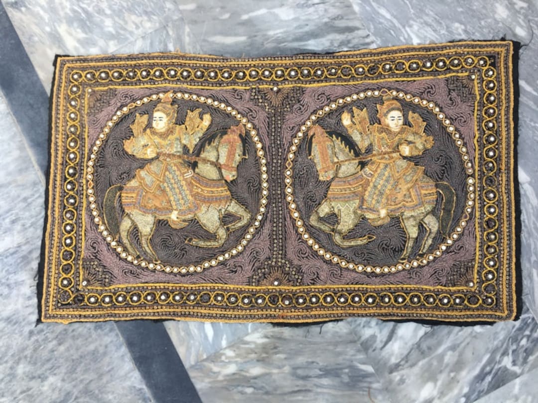 2x3 Antique Handmade Indian Tapestry Pictorial Tapestry Wall Hanging ...