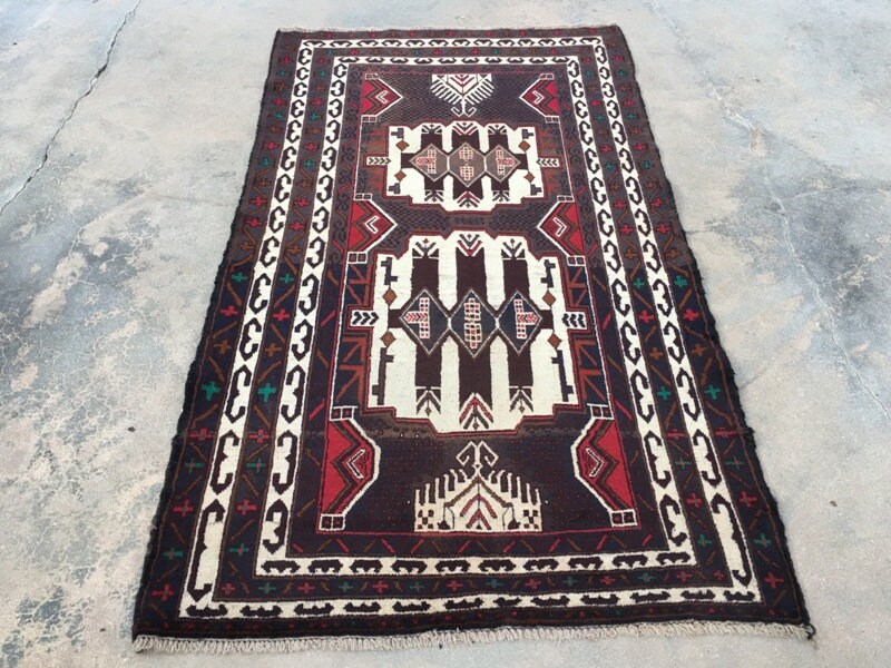 6x4 Afghan rug Handwoven rug Bohemian Anatolian kilim rug | Etsy