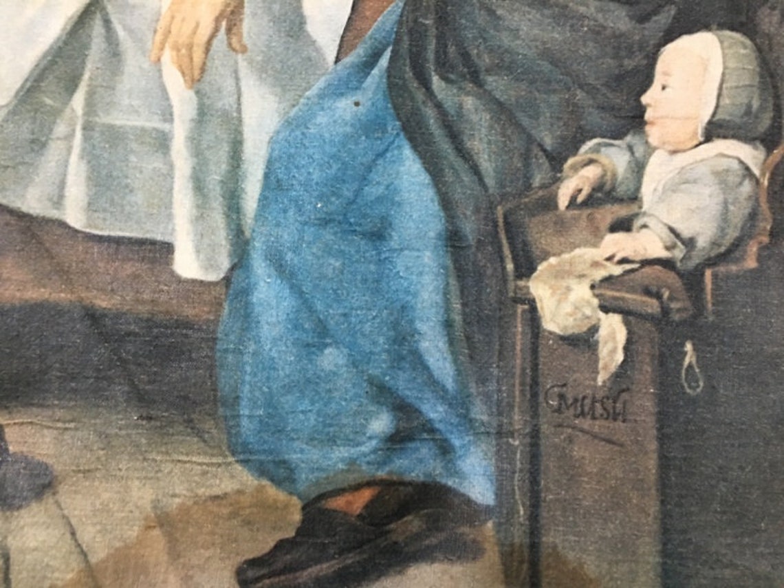 FREE SHIPPING Feast of the Bean King Pictorial Tapestry Wall - Etsy