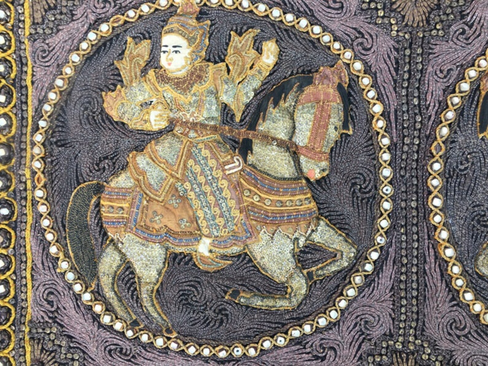 2x3 Antique Handmade Indian Tapestry Pictorial Tapestry Wall Hanging ...