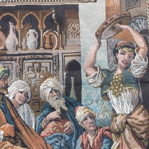 2x4 French Tapestry, Vintage Tapestry, Floral Tapestry, Medieval ...