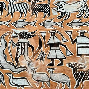 Antique African Tapestry Hand Painting Pictorial Tapestry - Etsy