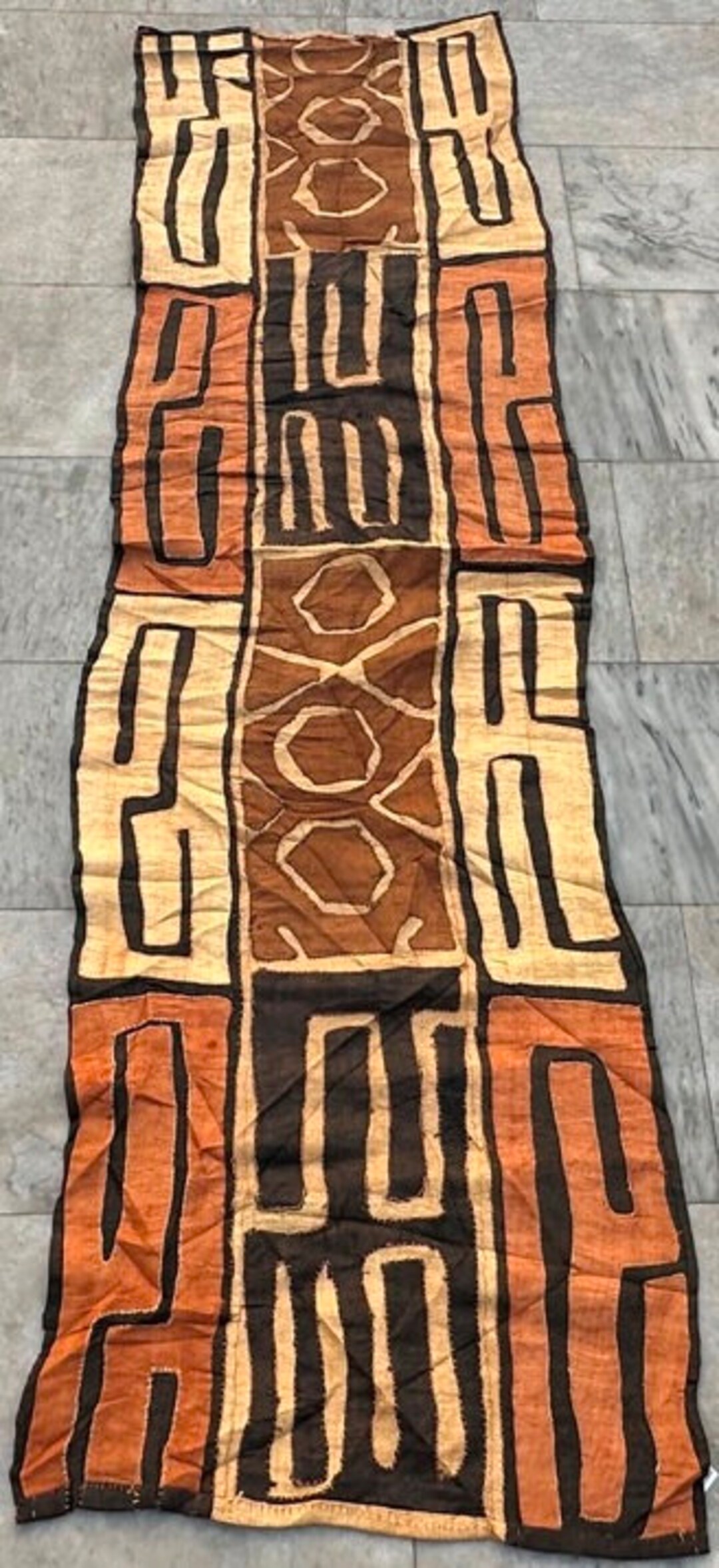 Antique Kuba Cloth African Kuba Cloth DR Congo Raffia Handmade ...