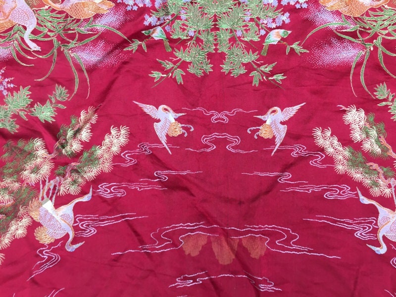 3x4 Low Price Vintage Chinese Tablecloth Silk Kitchen Dinning - Etsy