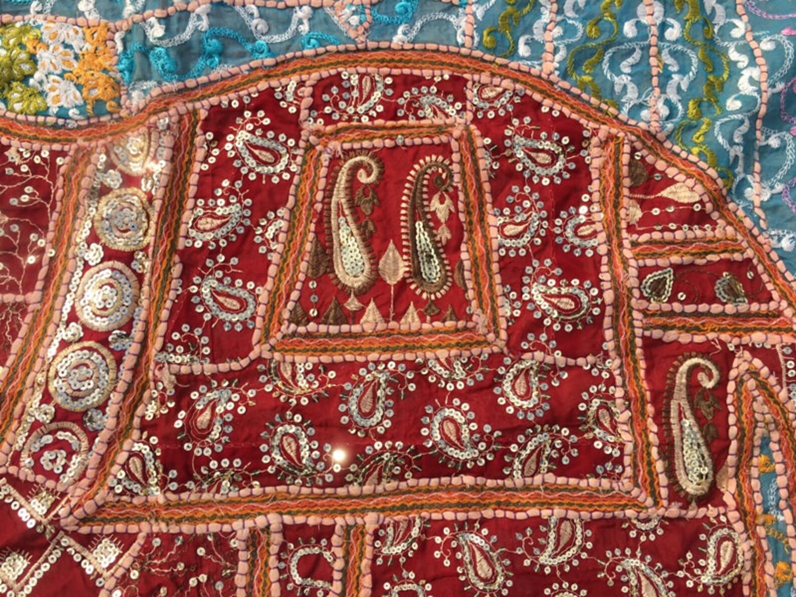 3x5 Indian Patchwork tapestry pictorial tapestry wall hangings | Etsy