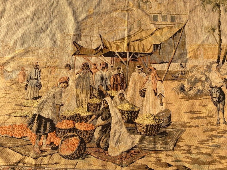 Kitchen Tapestry Antique French Tapestry Wall Hangings Goblins - Etsy