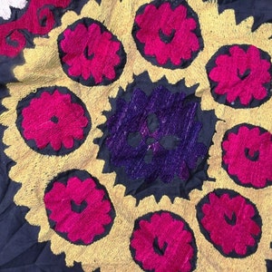 6x4 Suzani Table Cover Hand Made Table Cloth Uzbek Hand Embroidery ...