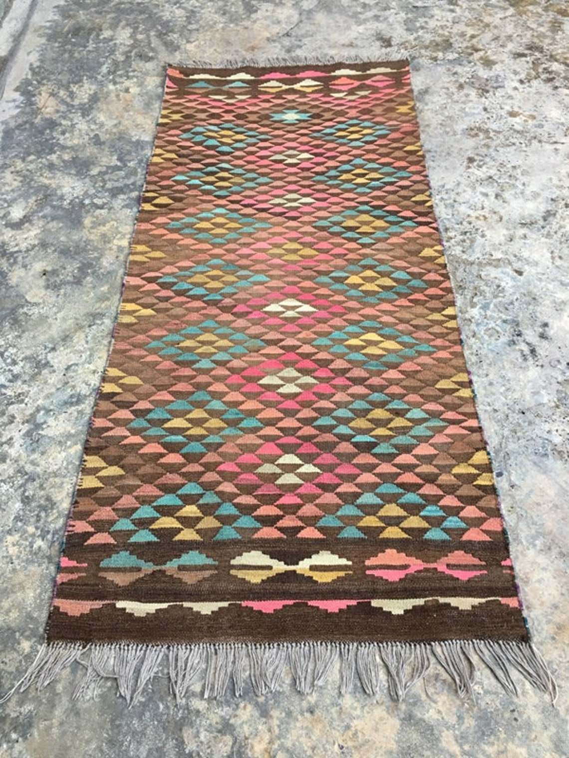 Handmade Kilim Afghan Kilim Runner Rug Turkish Kilim Hallway | Etsy