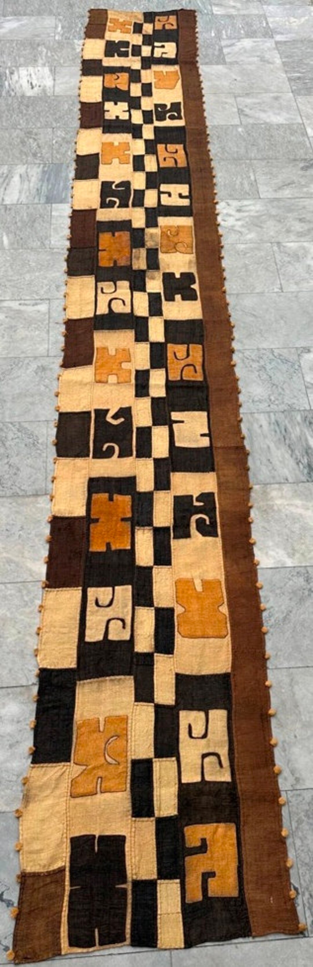 Antique Kuba Cloth African Kuba Cloth DR Congo Raffia Handmade ...
