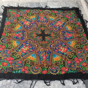 4x5 Vintage Paisley Shawl Woman Scarf Wool Shawl Fashion - Etsy