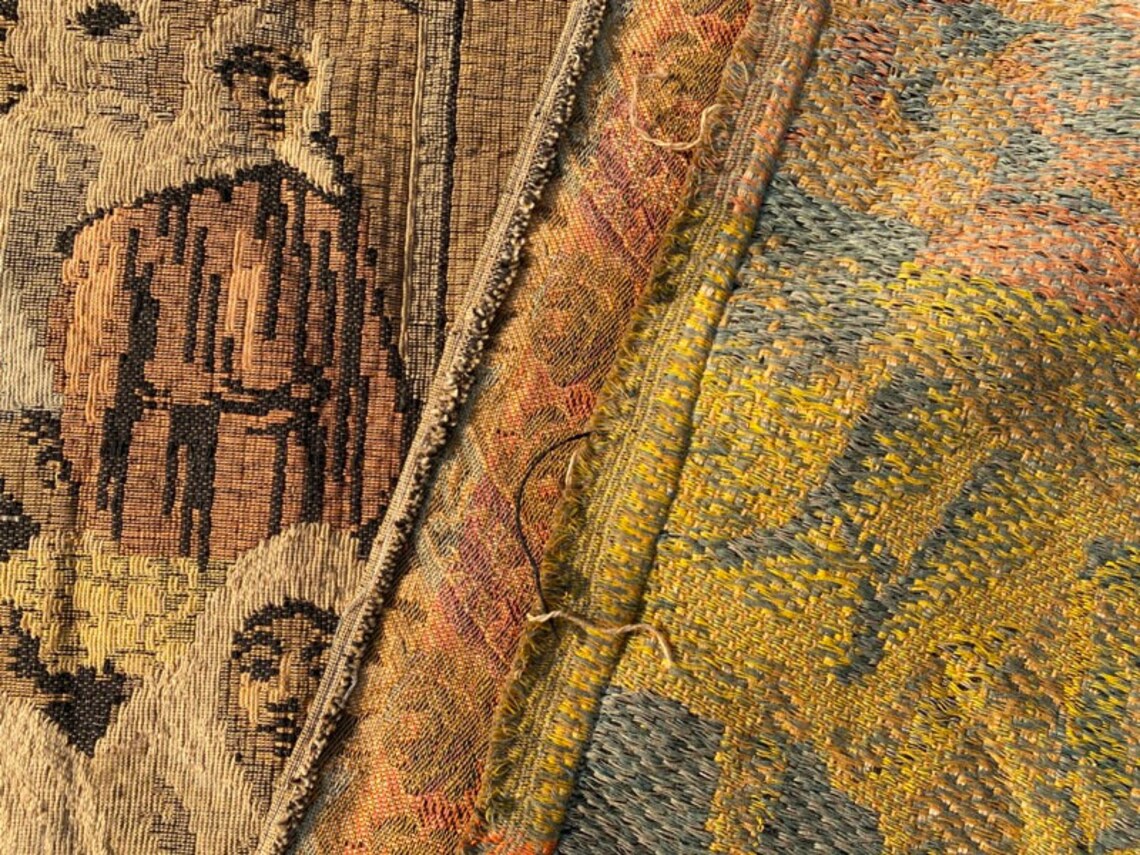 Kitchen Tapestry Antique French Tapestry Wall Hangings Goblins | Etsy