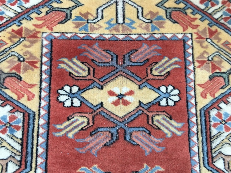 Vintage Turkish Rug Handmade Rug Wool Rug Afghan Kilim | Etsy