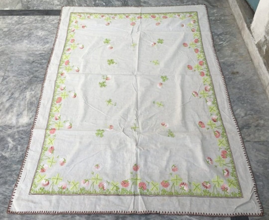 4x5 FREE SHIPPING ! Antique Turkish Tablecloth Kitchen Dinning ...