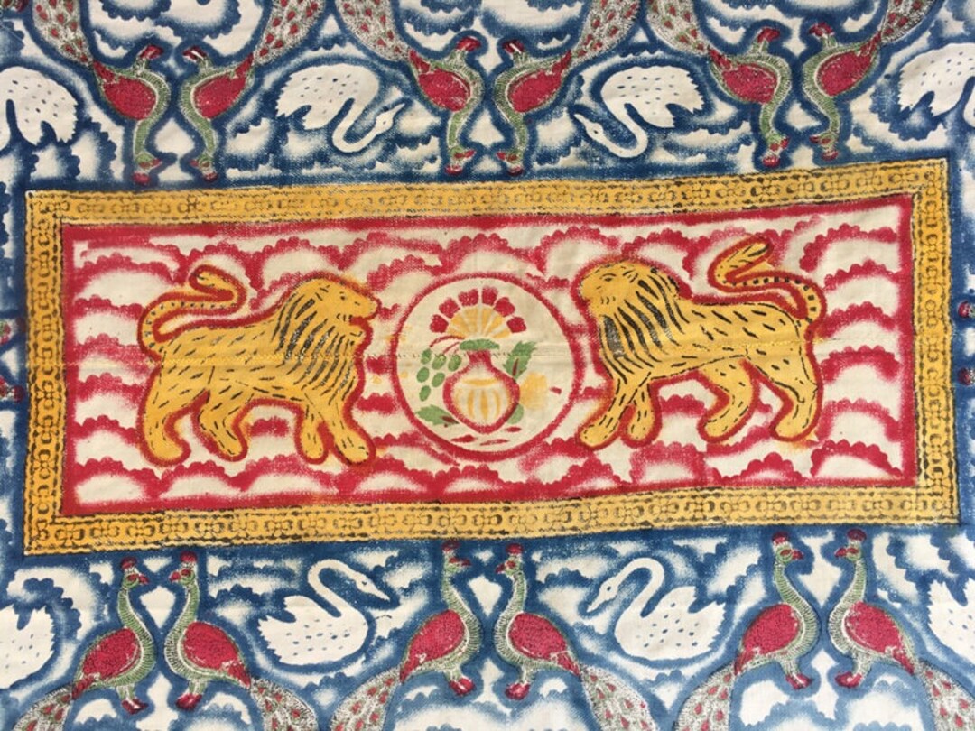 Vintage South Africa Tapestry: Handmade Pictorial Wall Hanging (227 X ...