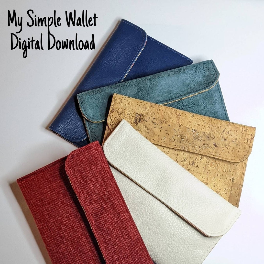 Sewing Pattern, Beginner Friendly Pattern, Wallet, Money Holder ...