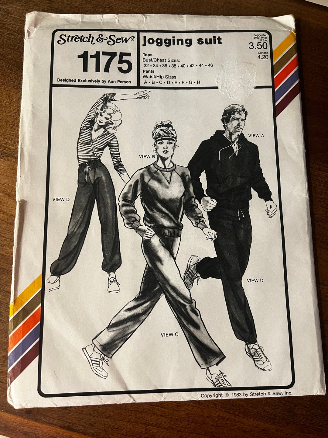 1983 Vintage Sewing Pattern Jogging Suit - Etsy