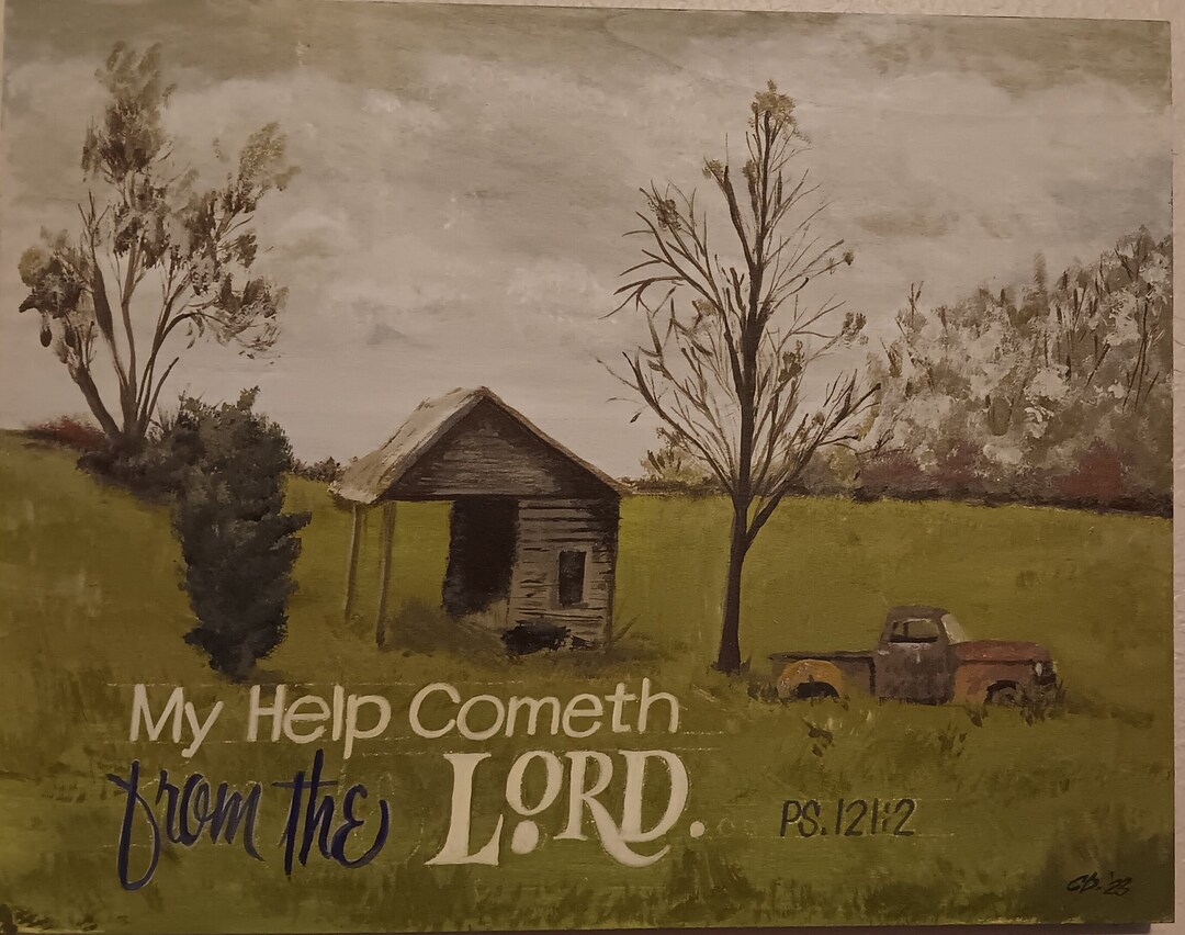 Christian Wall Art, Inspirational Decor, Painting, Acrylic - Etsy