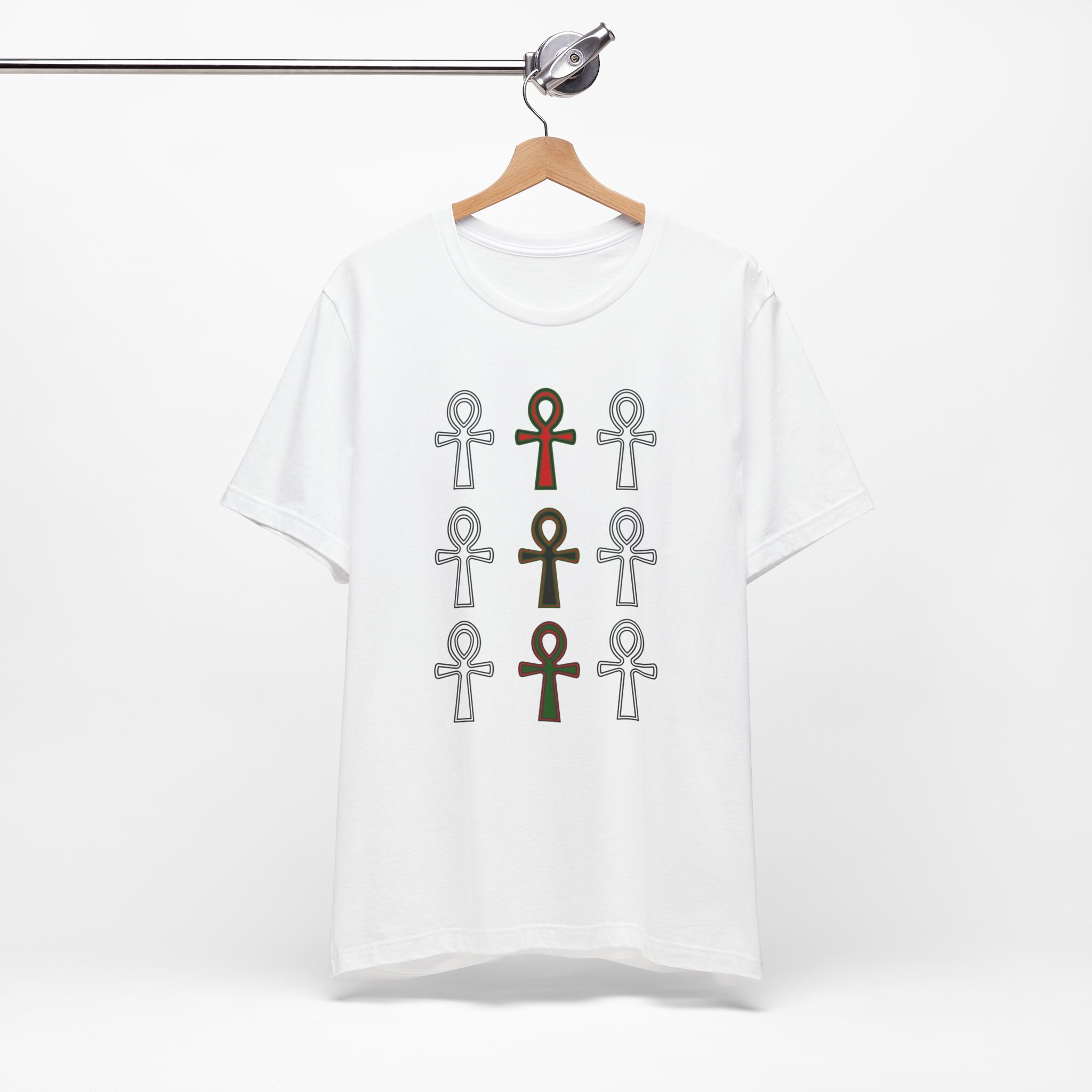 Triple Pan-african Ankh Tee, Life T-shirt, Afrocentric Tshirt ...