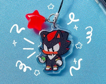 Sonic the Hedgehog Phone Charm - Etsy