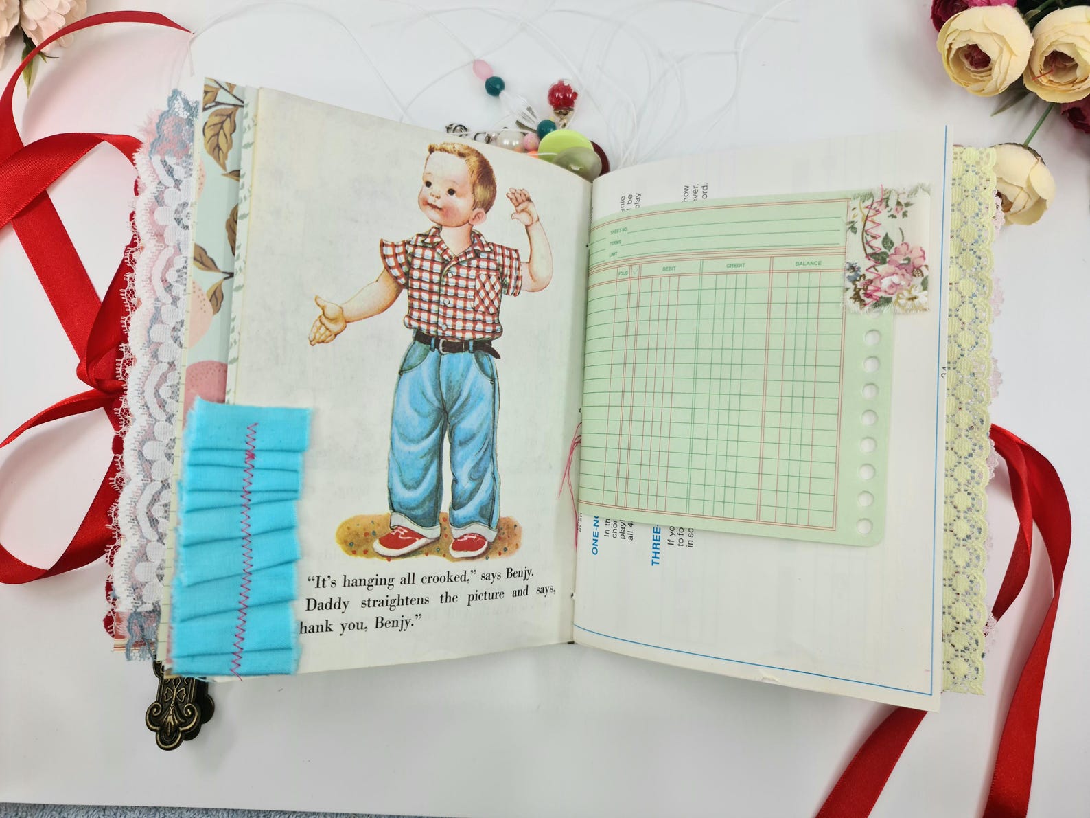Little Golden Book Journal , Journal, Album , Memory Keeping , Junk ...